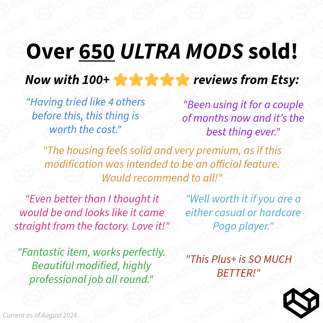 ULTRA MOD | Unofficial "Pokémon GO Plus +" Modifications by GadCAD 3D