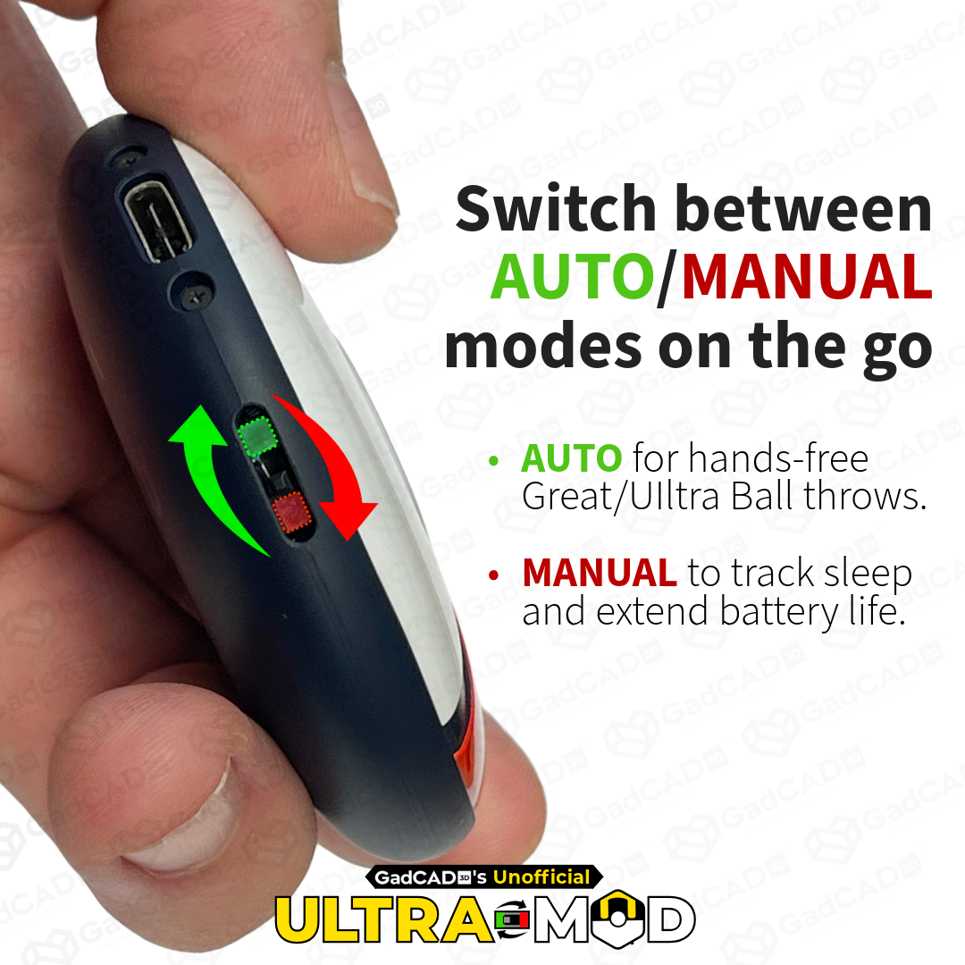 ULTRA MOD | Unofficial "Pokémon GO Plus +" Modifications by GadCAD 3D