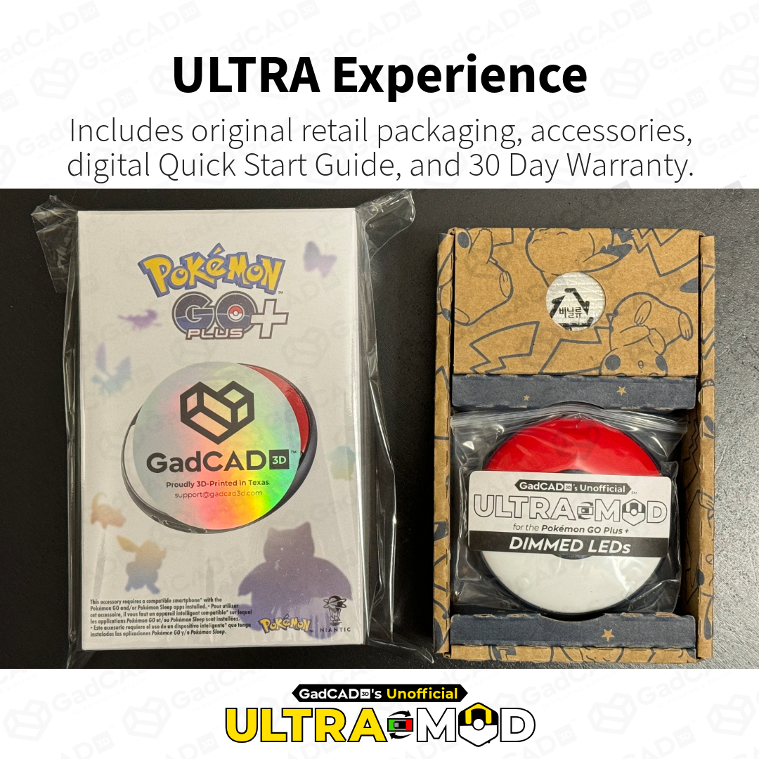 ULTRA MOD | Unofficial "Pokémon GO Plus +" Modifications by GadCAD 3D