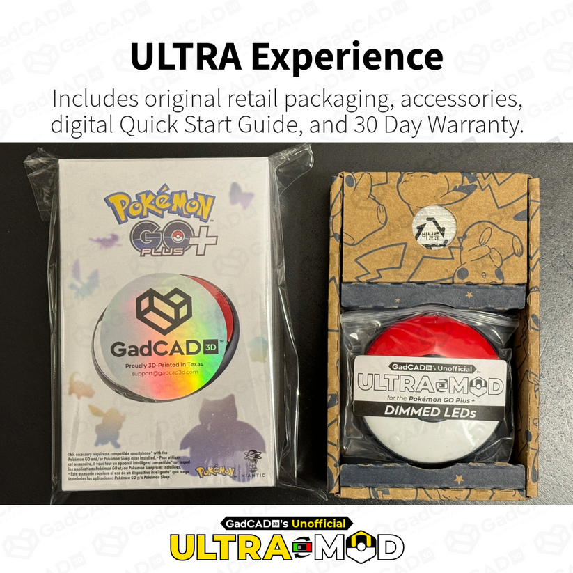 ULTRA MOD | Unofficial "Pokémon GO Plus +" Modifications by GadCAD 3D